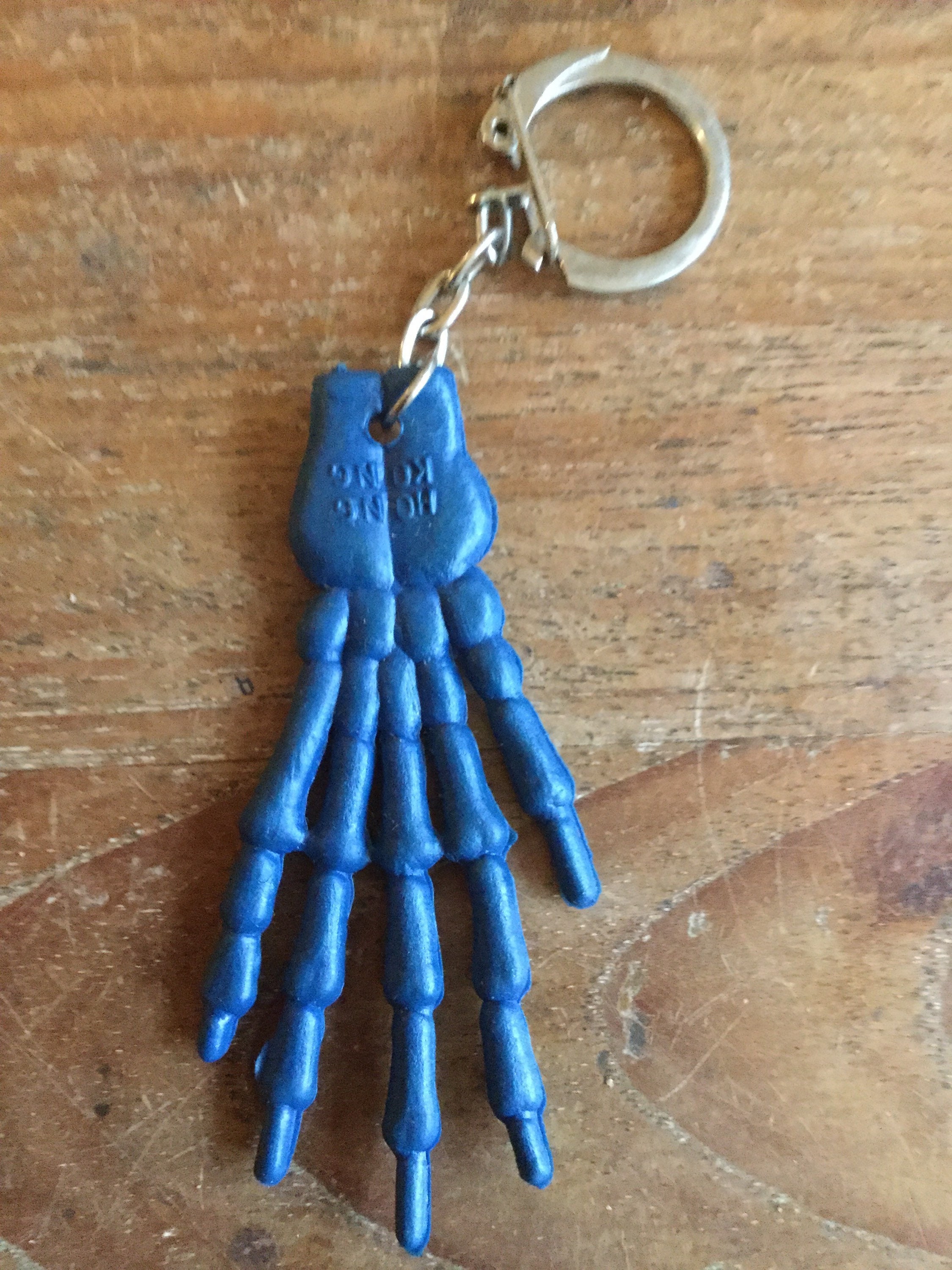 4 Creepy Vintage Rubber Skeleton Hand Keyrings 1970s - Etsy