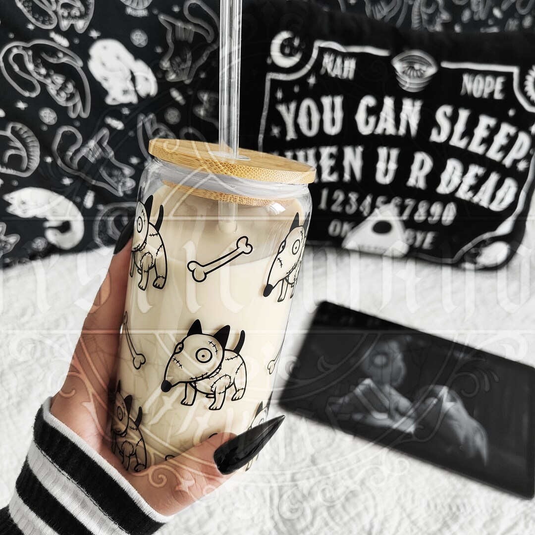 Tim Burton Sparky Frankenweenie Tumbler Glass - Goth Dog Bones - Etsy