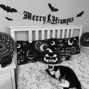 Banner Merry Krampus Gothmas Creepmas Hexmas Goth Christmas Decor - Etsy