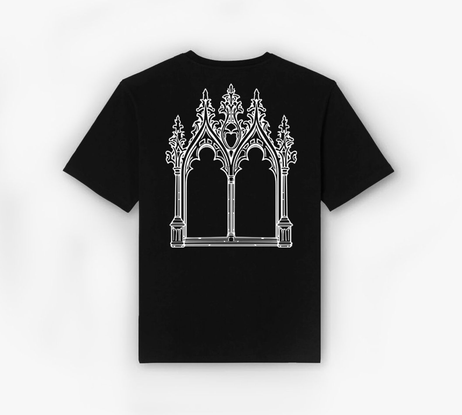 Goth Cathedral Window -tshirt Tee - Etsy