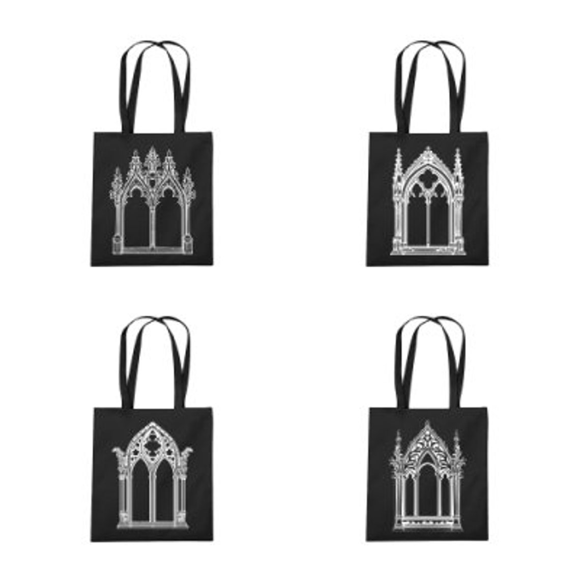 Goth Cathedral Window - Shopper Bag - Etsy