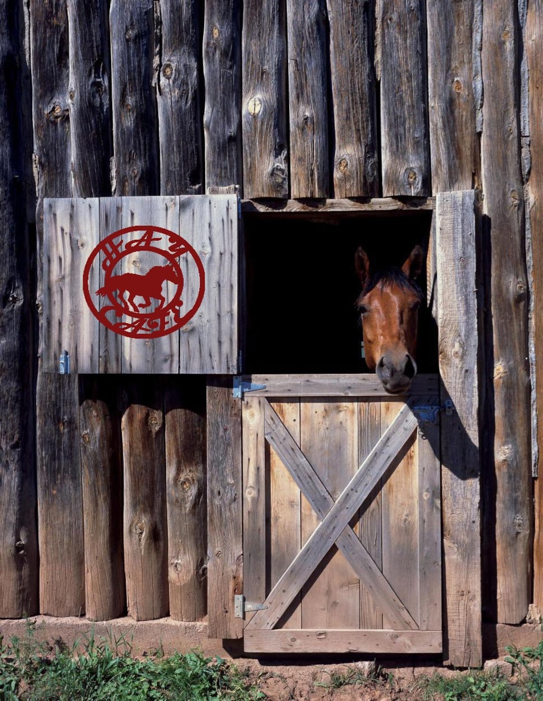 Hay Cafe Metal Sign for Horse Barn or Shop - Etsy