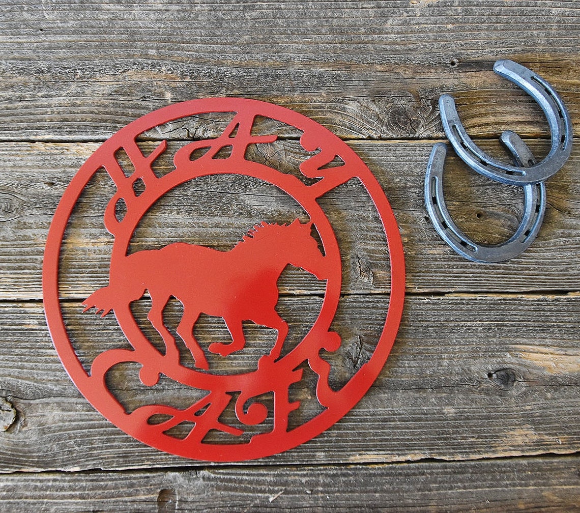 Hay Cafe Metal Sign for Horse Barn or Shop - Etsy