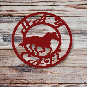 Hay Cafe Metal Sign for Horse Barn or Shop - Etsy