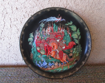 Russian Legends, Collector Plate Bradford Ex, Ruslan and Ludmilla - Etsy