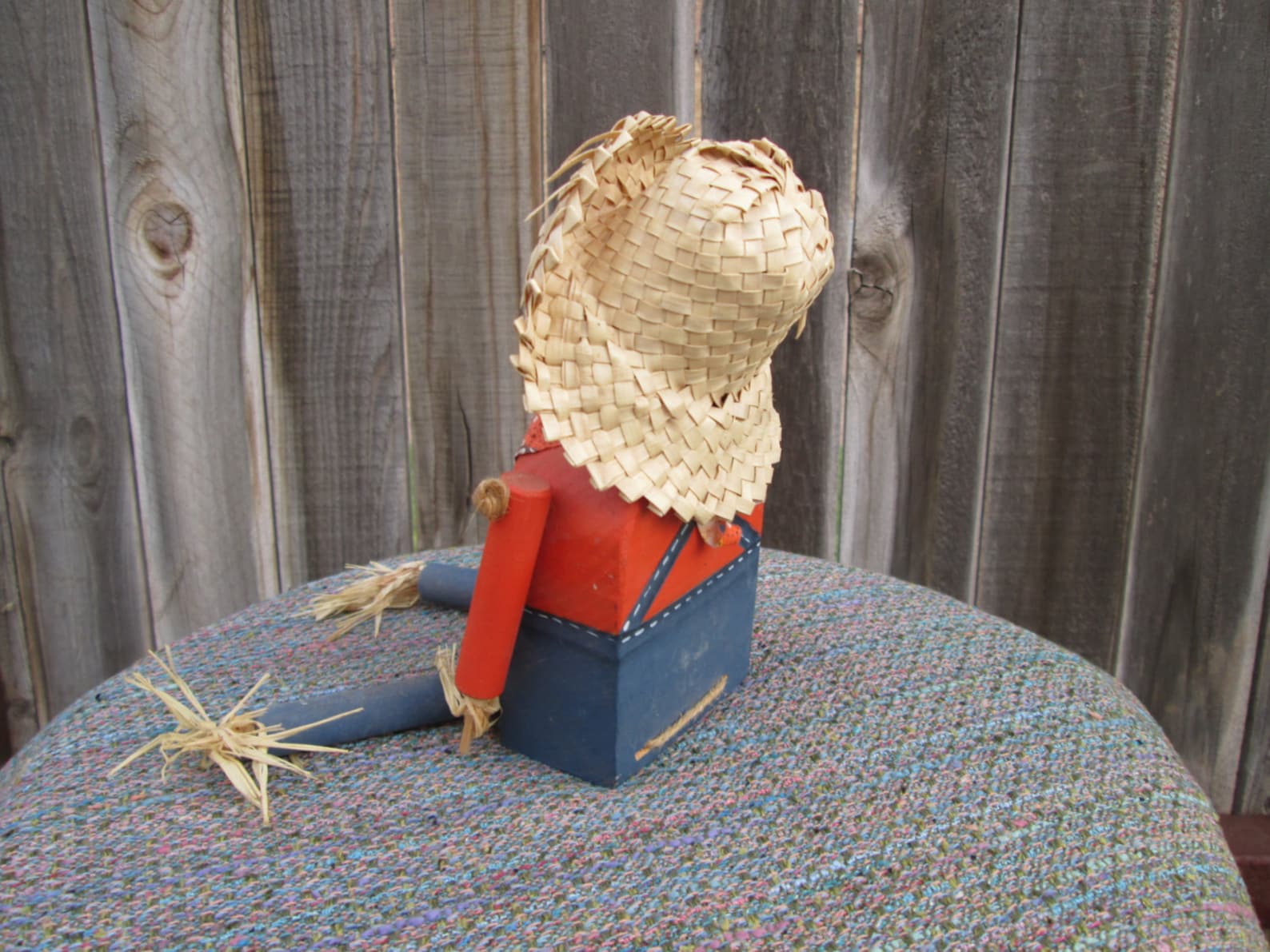 Handmade Wooden Scarecrow - Etsy