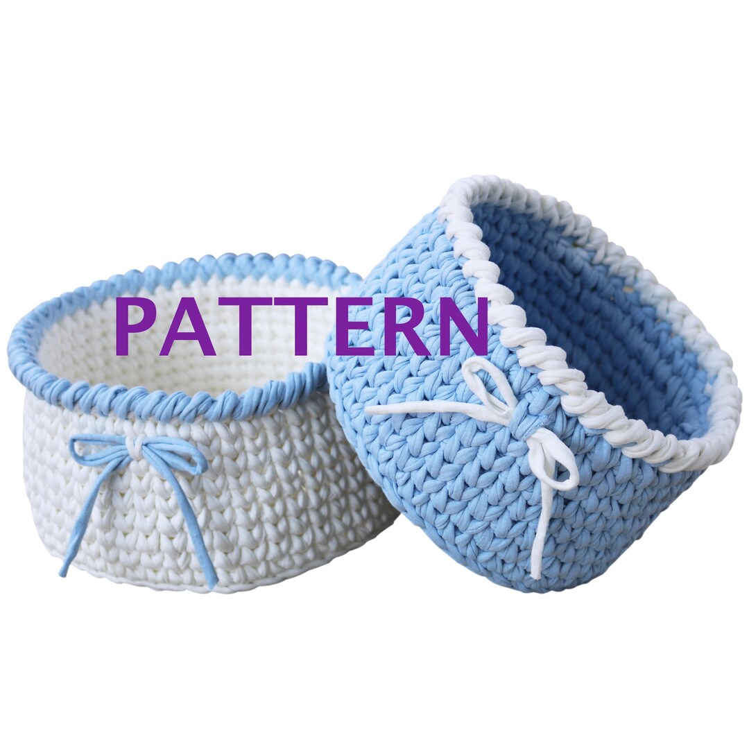 CROCHET Nesting Basket Set Pattern - Etsy