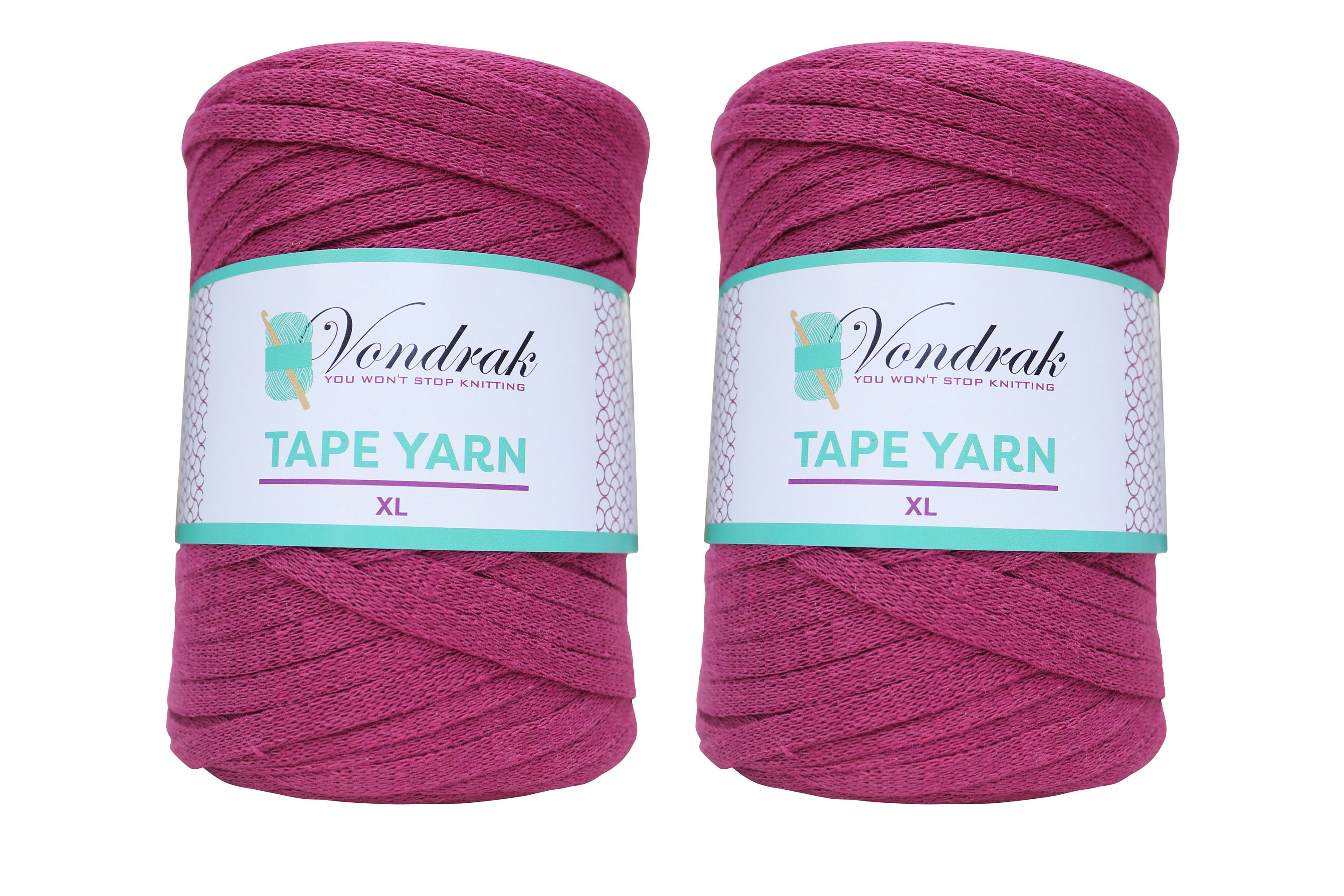 Tape Yarn XL 328 Yards 2 Skeins Etsy