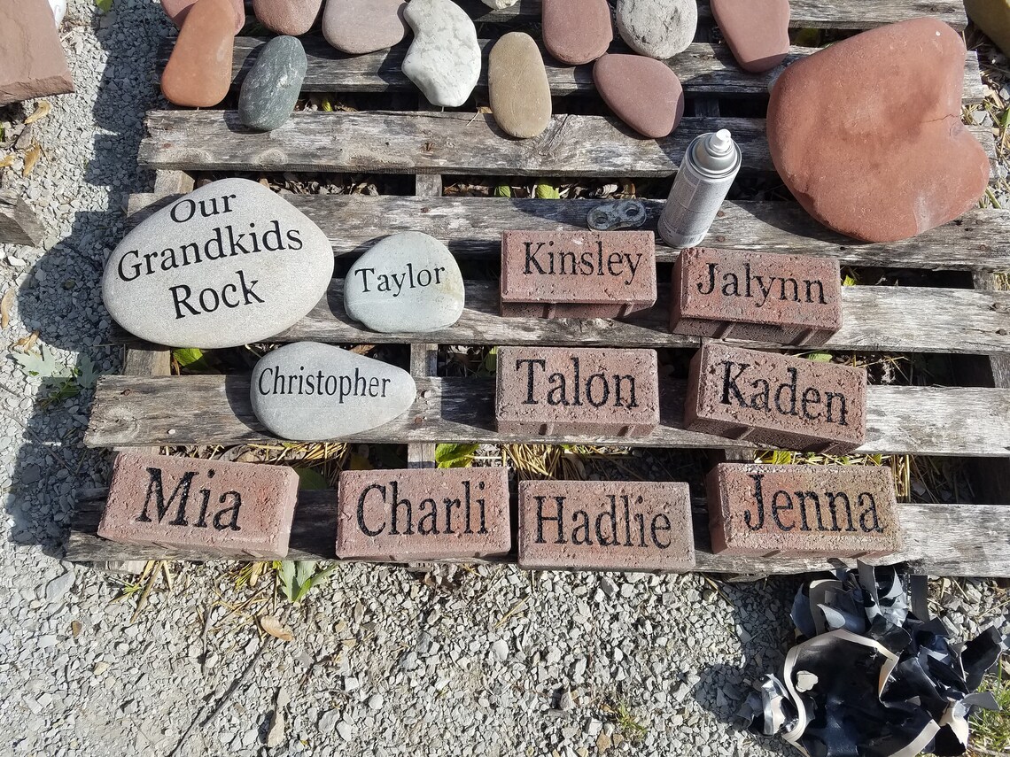 Personalized Engraved Bricks - Etsy