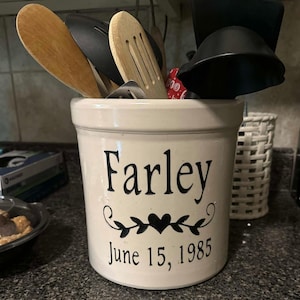 Personalized 2-gallon Stone Crock - Etsy