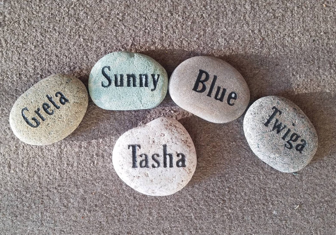 3-4" Name Rocks - Etsy