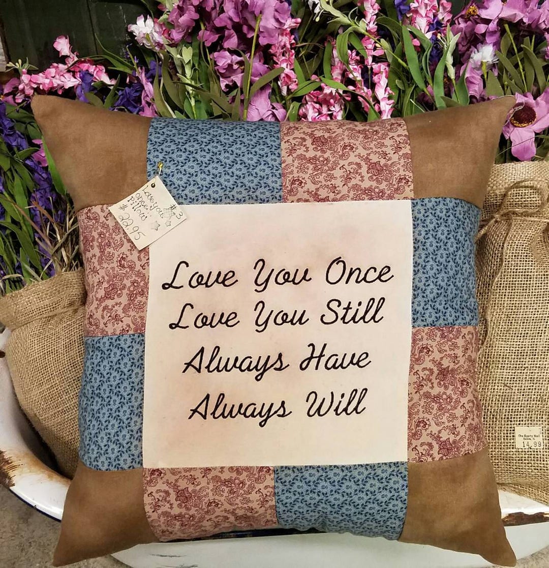 Love You Once, Love You Still, Always Have, Always Will Pillow, Wedding ...