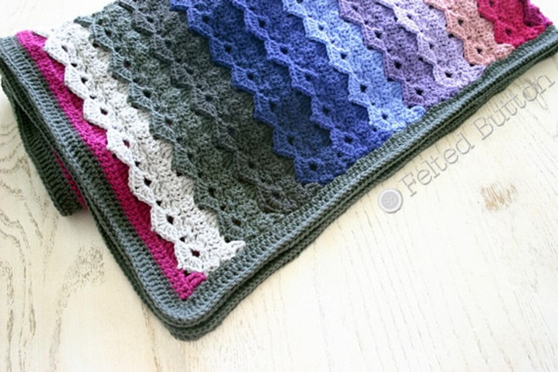 Crochet Pattern Royal Icing Blanket Afghan Baby Throw - Etsy