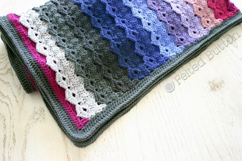Crochet Pattern Royal Icing Blanket Afghan Baby Throw | Etsy