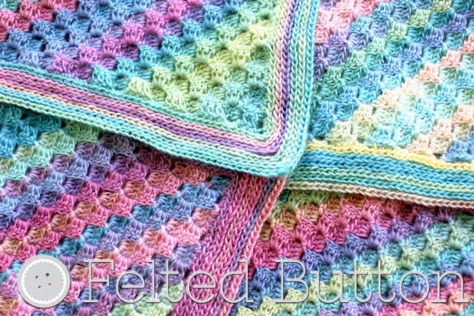 Crochet Pattern Spring Into Summer Blanket Afghan Baby C2C - Etsy