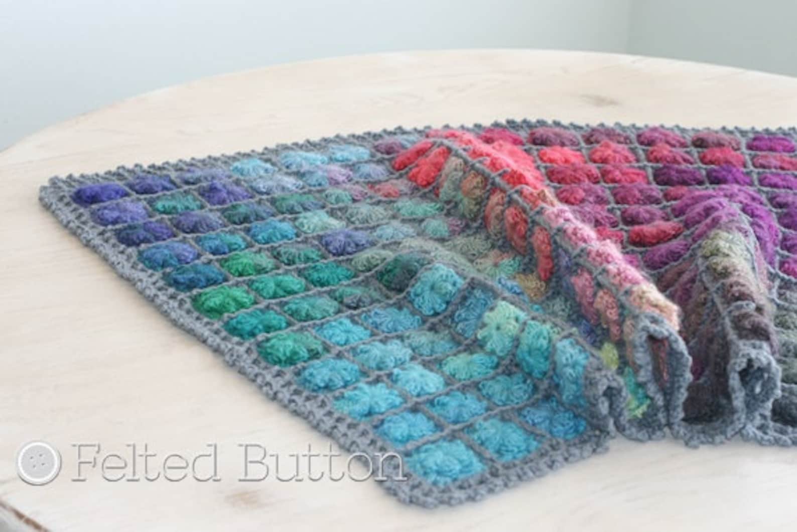 Crochet Pattern, Painted Pixels, Baby Blanket, Afghan - Etsy