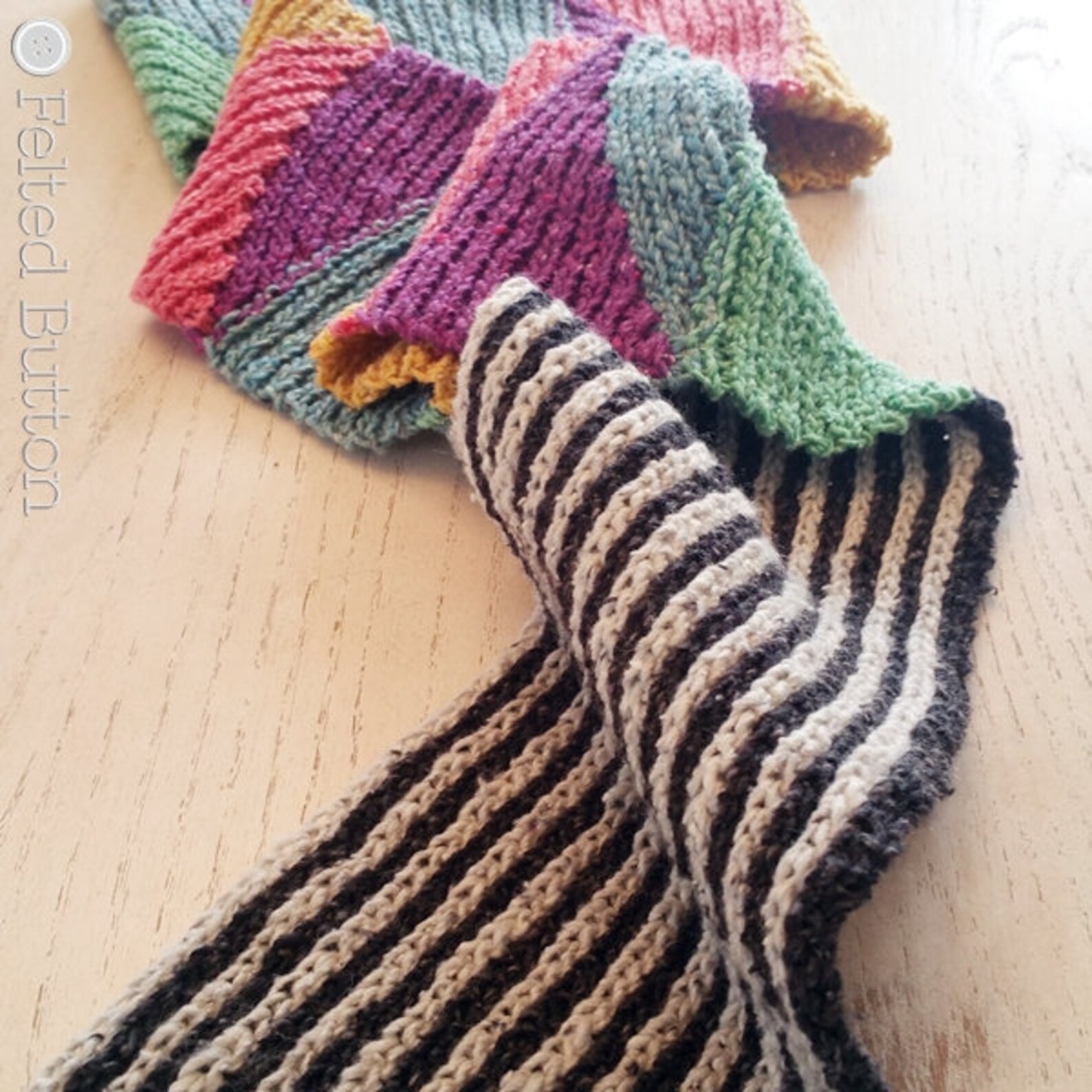 Crochet Pattern, Long and Short Scarf - Etsy