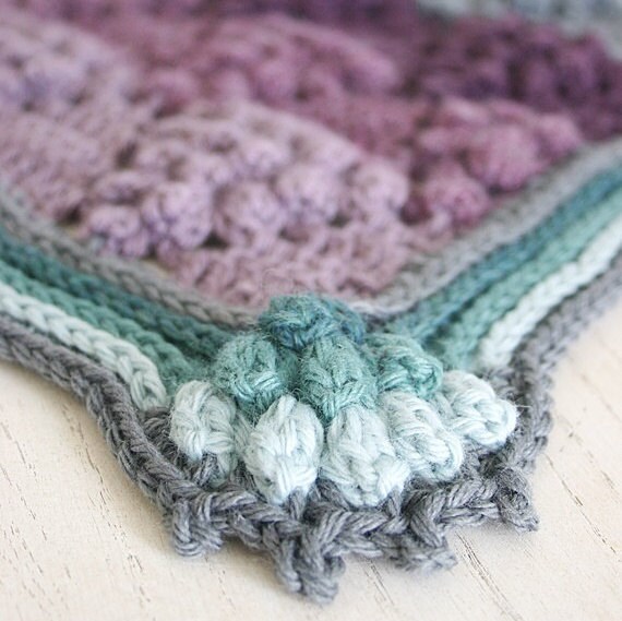 Crochet Pattern Vintage Vineyard Blanket Afghan Throw | Etsy