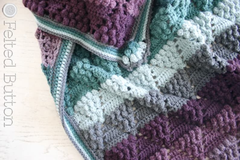 Crochet Pattern Vintage Vineyard Blanket Afghan Throw | Etsy