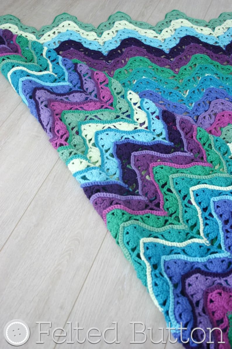 Crochet Pattern, Brighton Blanket, Afghan, Baby - Etsy