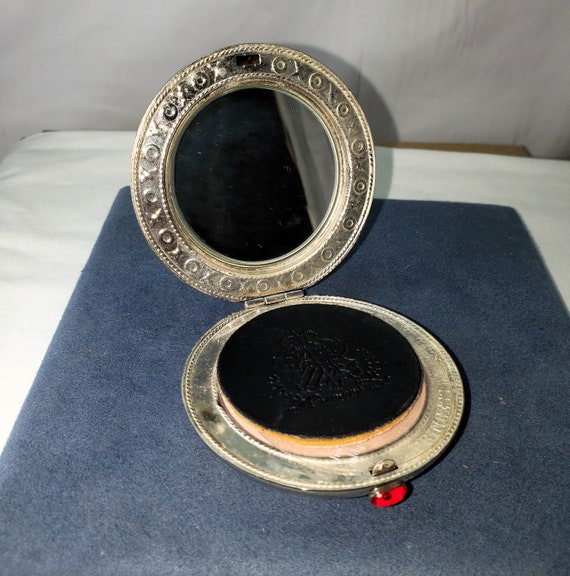 Princess Marcella Borghese Silver Compact Modern Art … - Gem