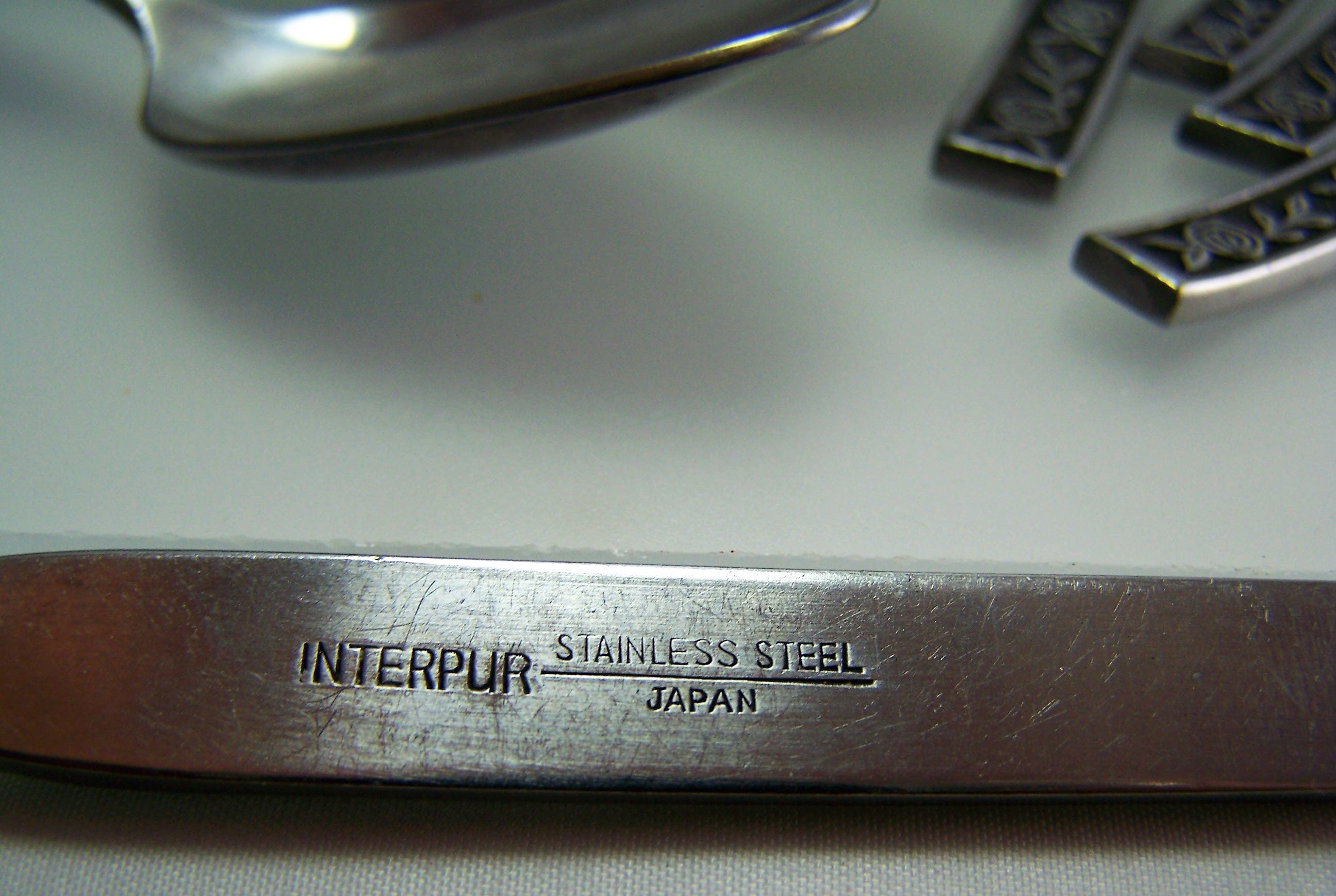 Vintage Interpur Japan Stainless Steel Flatware Mexicaly Rose 20 ...