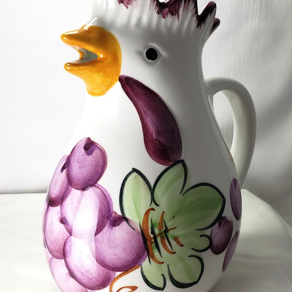 Rooster Pitcher - Etsy