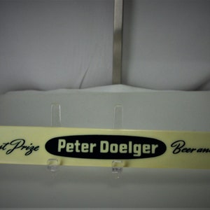 Vintage First Prize Peter Doelger Beer & Ale Foam Scraper Celluloid ...