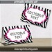 Instant Download - Editable PDF Printable - Zebra Label / Sticker ...