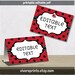 Instant Download - Editable PDF Printable - Ladybug / Ladybird Label ...