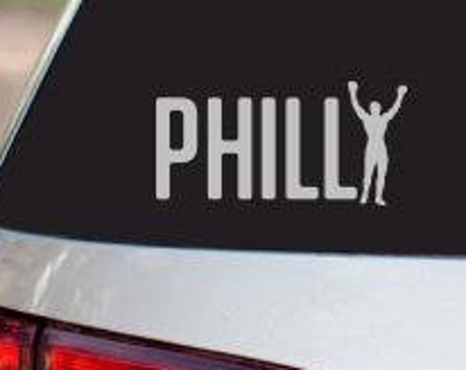 Philly Rocky Balboa Decal Car Window Sticker - Philadelphia Truck Car ...