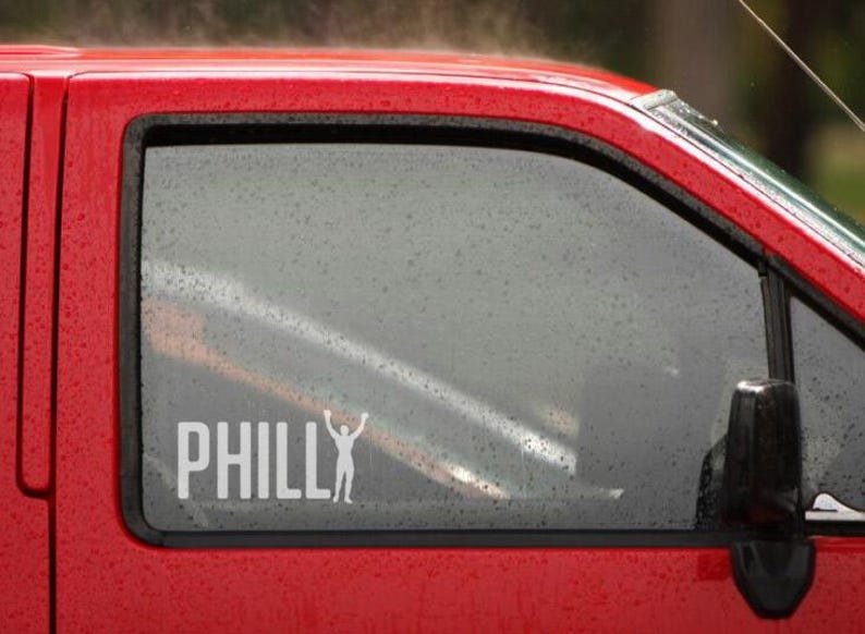 Philly Rocky Balboa Decal Car Window Sticker - Philadelphia Truck Car ...
