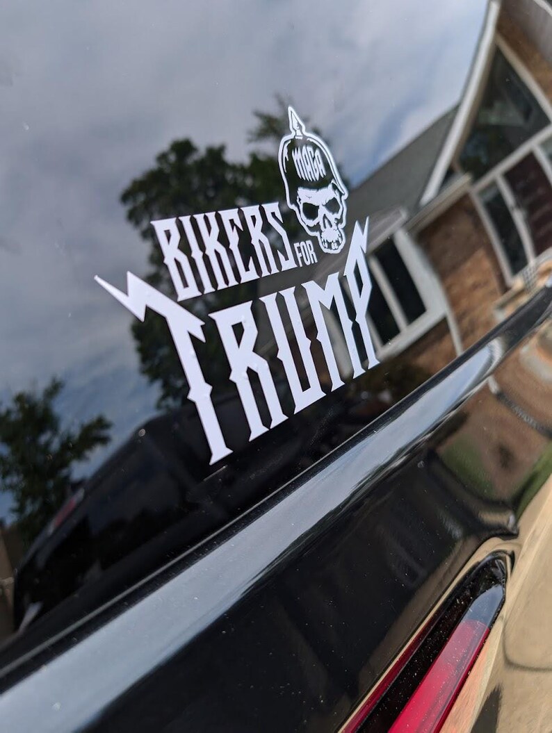 BIKERS for TRUMP 2024 Decal Car Motorcycle Truck Window Sticker ...
