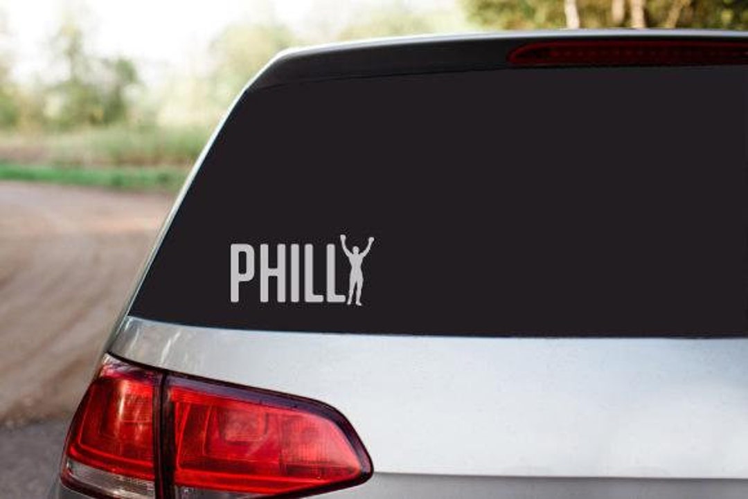 Philly Rocky Balboa Decal Car Window Sticker - Philadelphia Truck Car ...