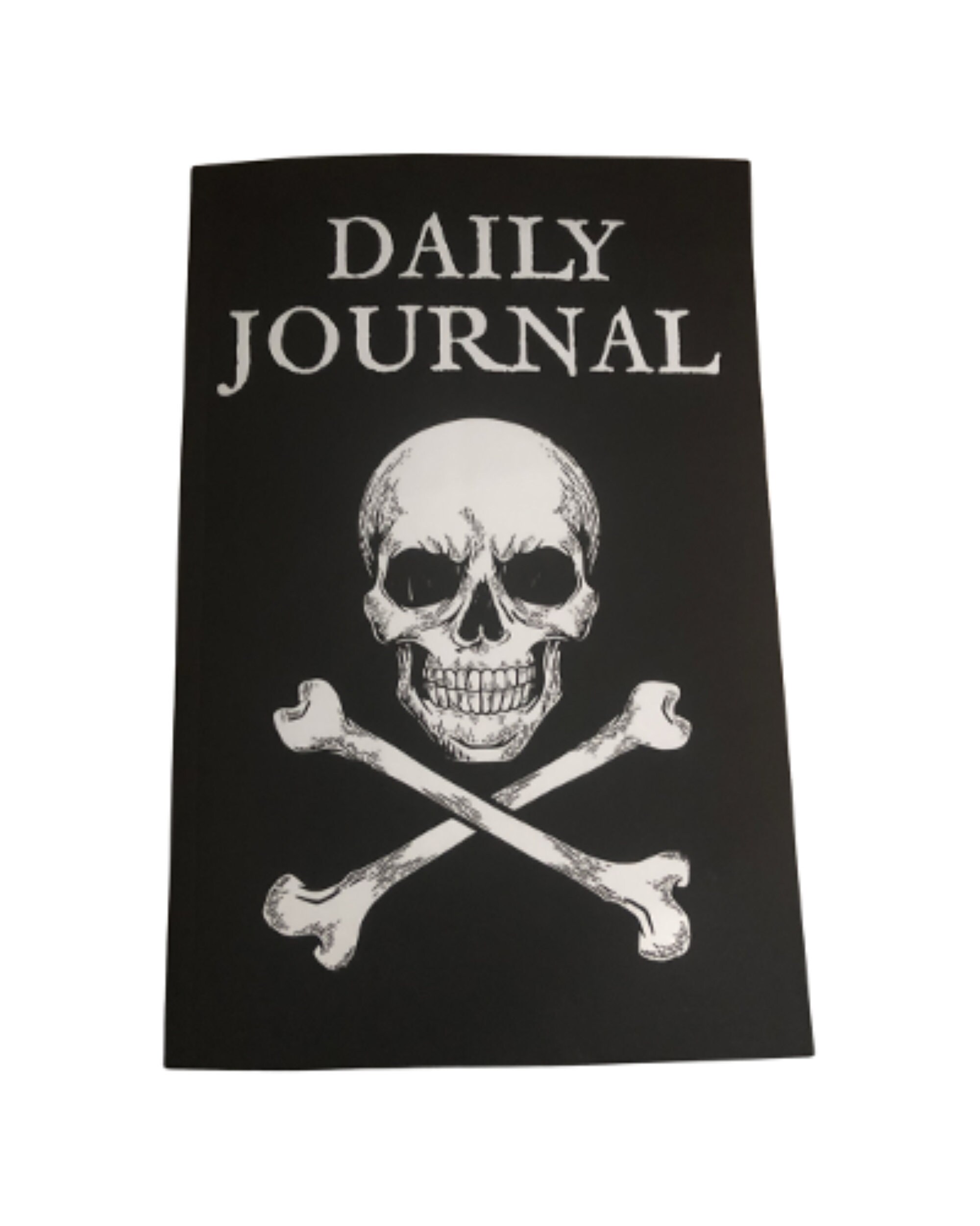 Skull Journal, Daily Notebook, Goth Notebook, Writing Notebook ...