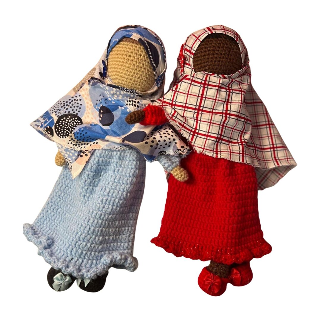 Handmade Muslim Dolls With Hijab | Muslim Girl Dolls | Baby Shower Gift ...