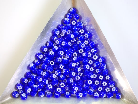 Cobalt Blue Star Core Size 6/0 Seed Beads Preciosa Cornelian - Etsy