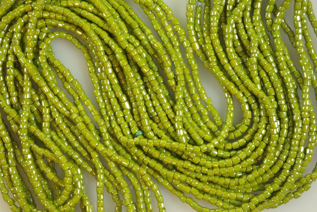 Olive Green Luster Size 9/0 3-cut Seed Beads Full 36g 10 - Etsy