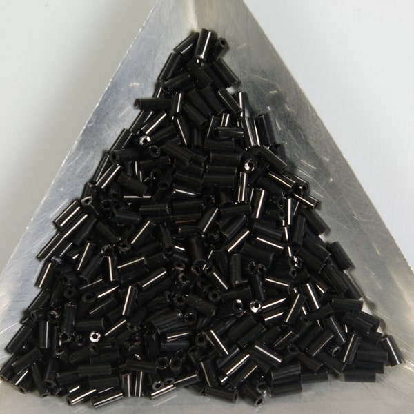 Black Bugle Beads - Etsy