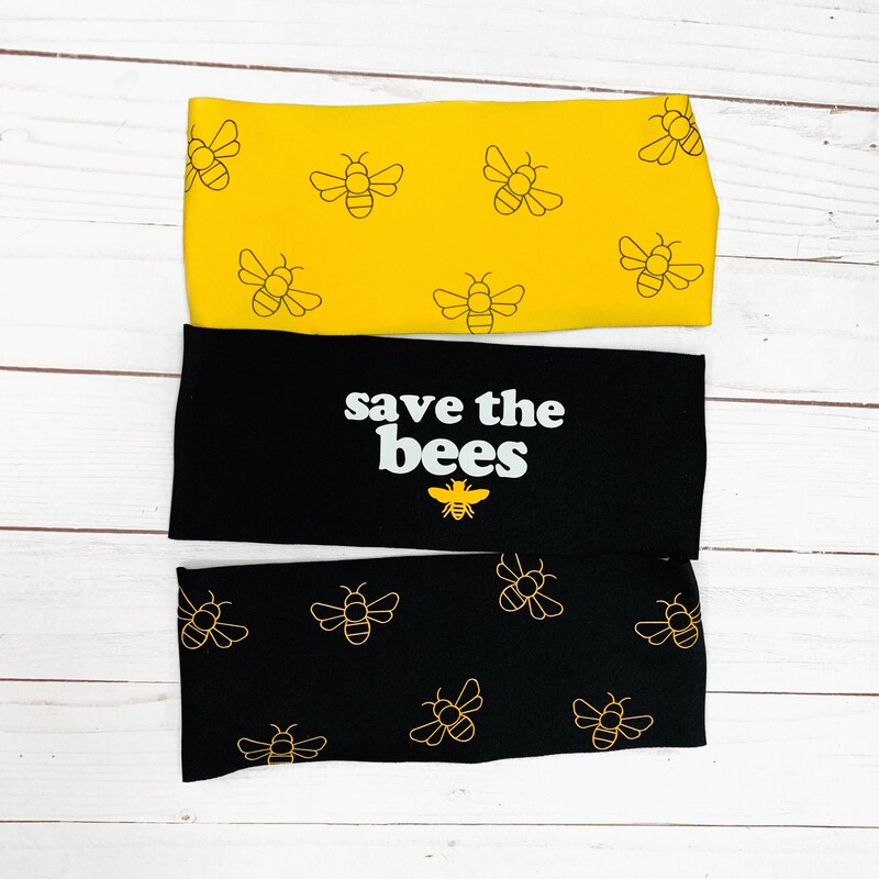 Workout Headbands With Bees - Etsy
