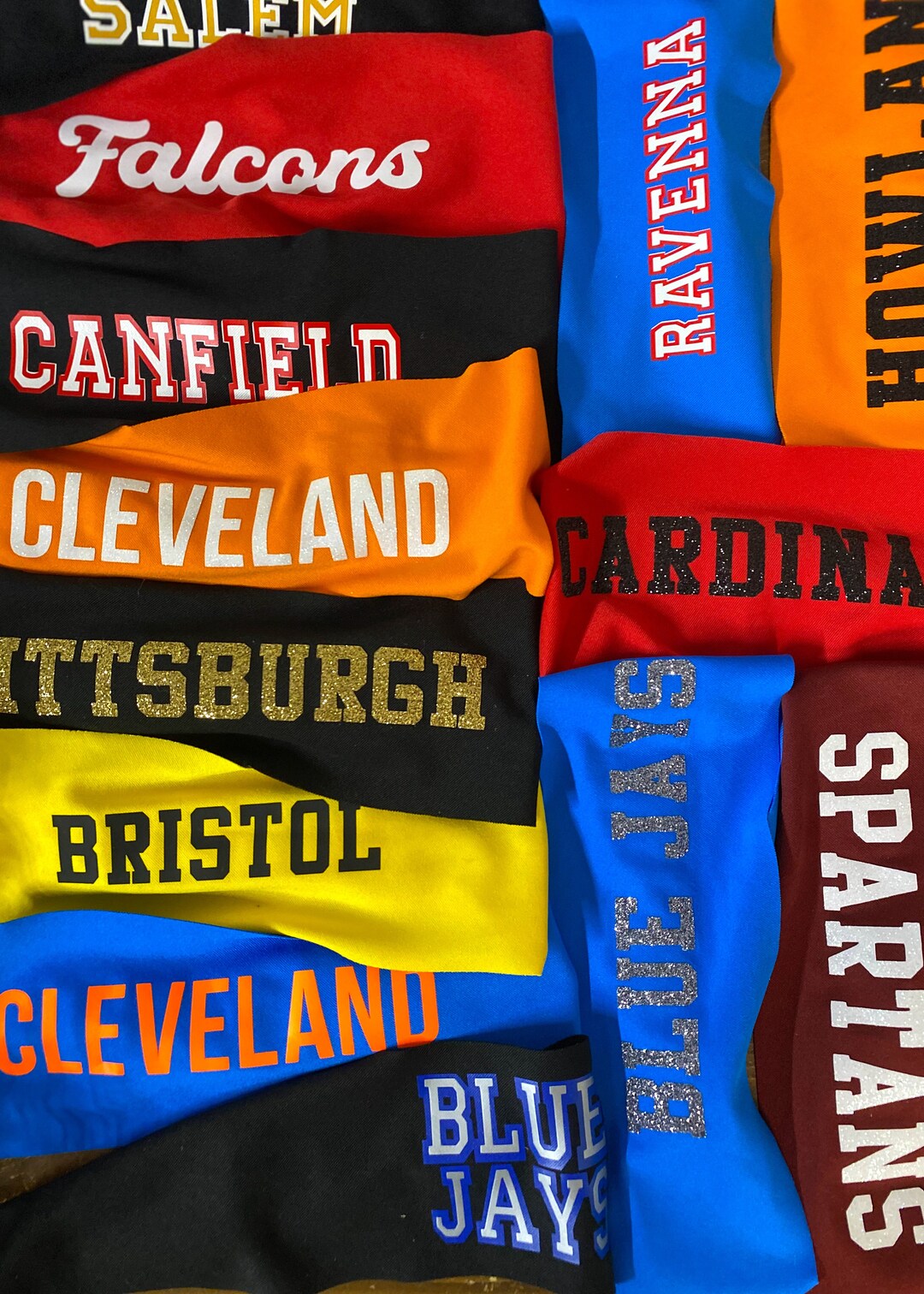 Personalized Game Day Headband - Sports Team Headband - Bridal Party ...