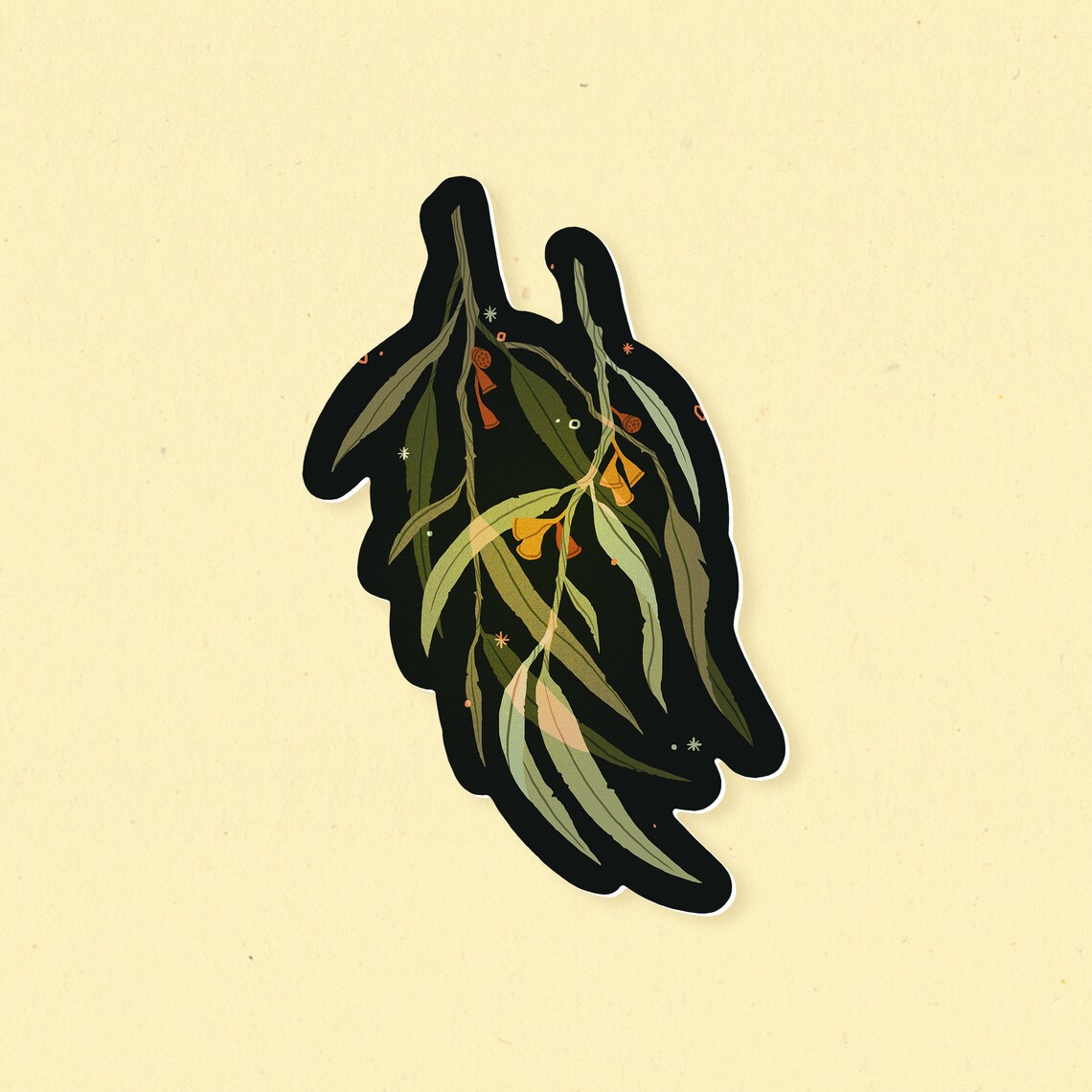 Eucalyptus Waterproof Vinyl Sticker - Etsy