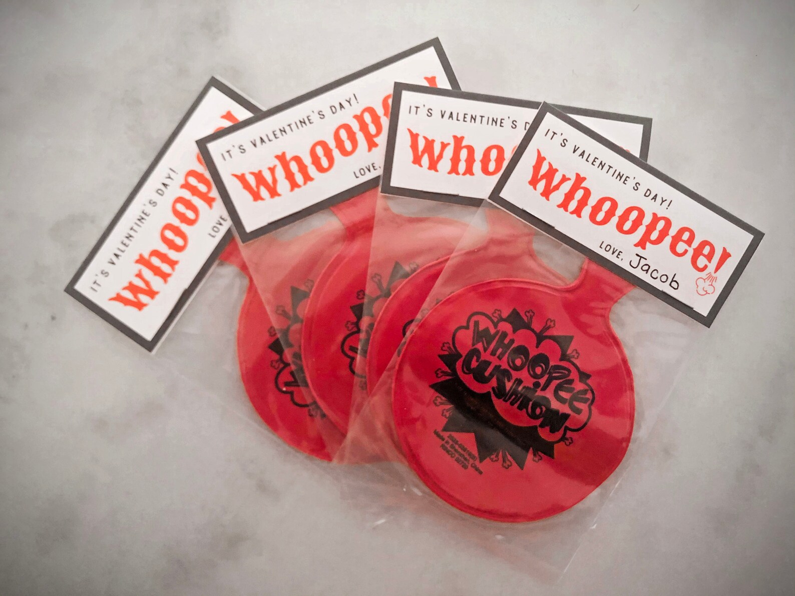 Whoopee Cushion Valentines - Whoopie Valentines - Love Stinks ...