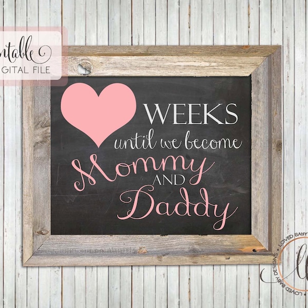 Baby Countdown - Etsy