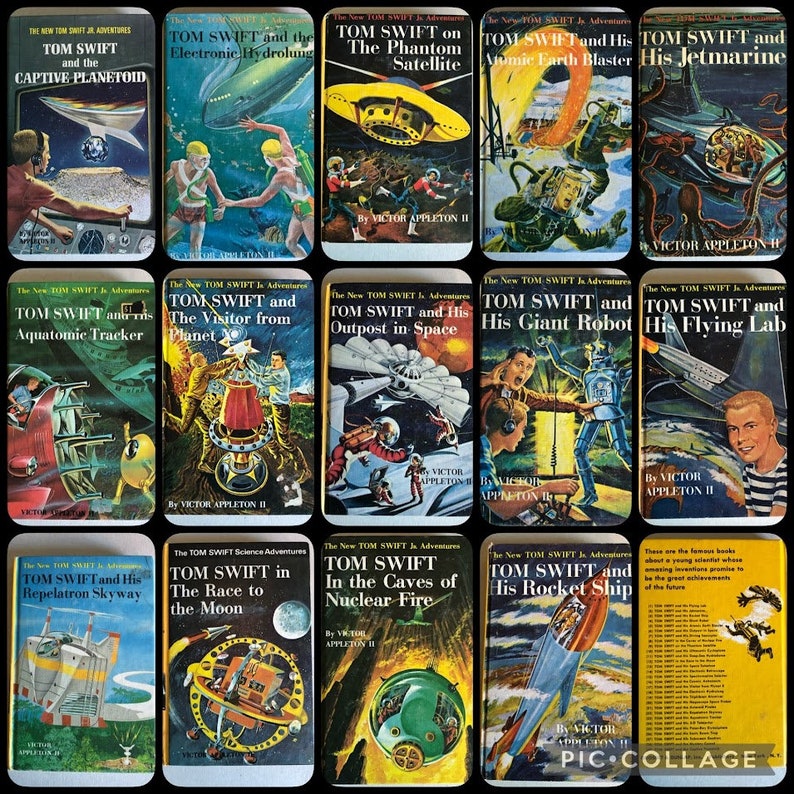 Tom Swift Jr Science Adventures Hardbacks by Victor Appleton,young ...