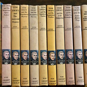 Tom Swift Jr Science Adventures Hardbacks by Victor Appleton,young ...