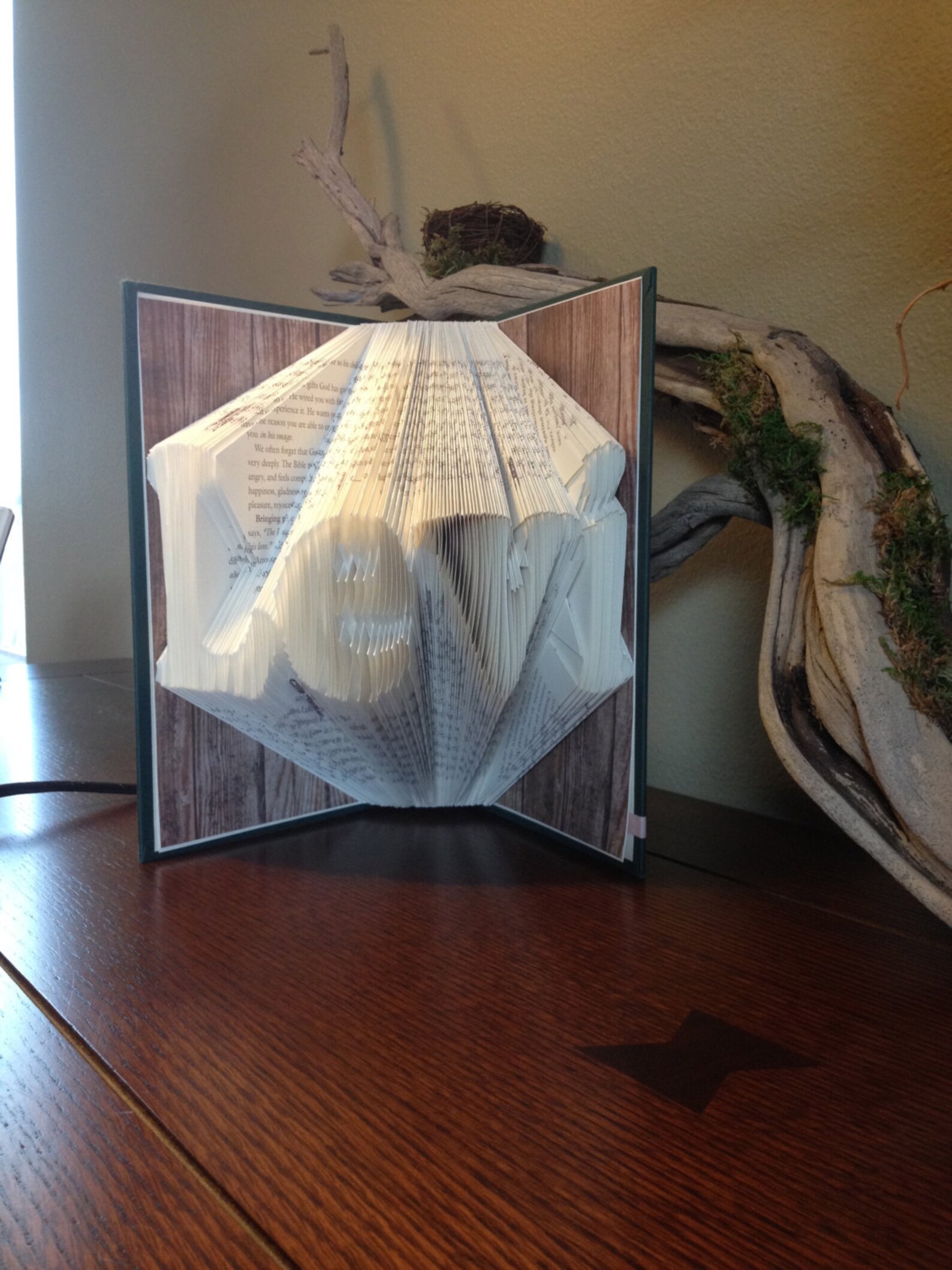 Book Art - Baby Name - Etsy