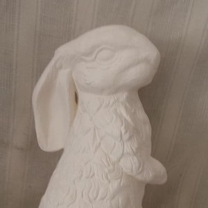 Lg Standing Rabbit 11 Ceramic Bisque Ready to Paint - Etsy