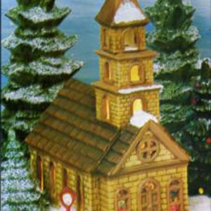 Village Church 12" X 7" X 5" Ready to Paint Ceramic Bisque - Etsy