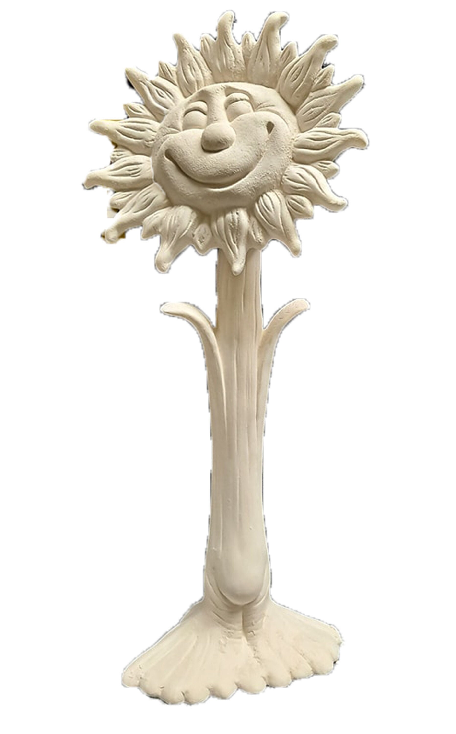 Sammy Sunflower 17" Ceramic Bisque, Ready to Paint - Etsy
